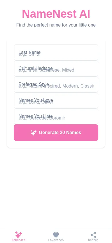 NameNest AI