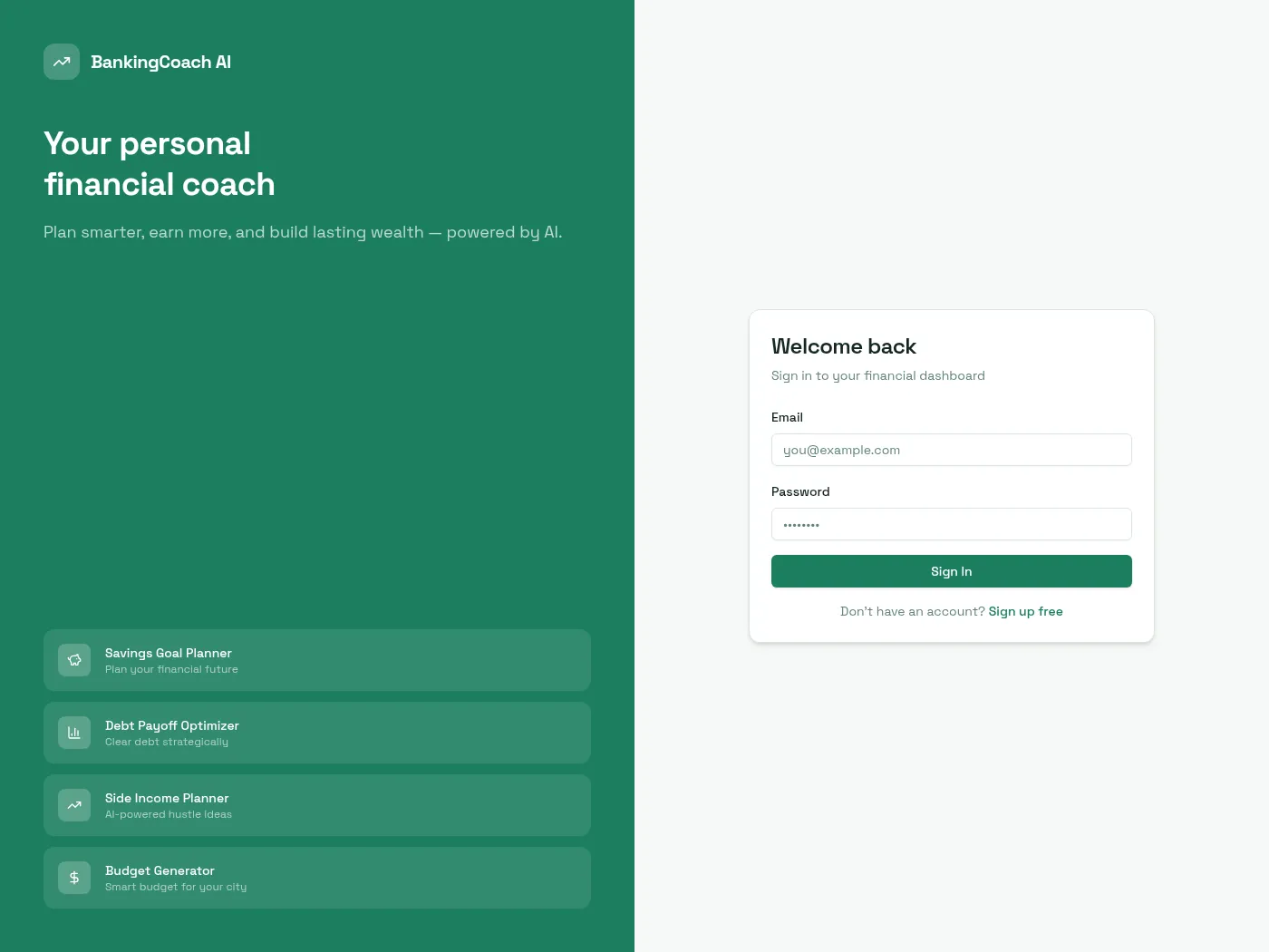 AI Banking Income Coach