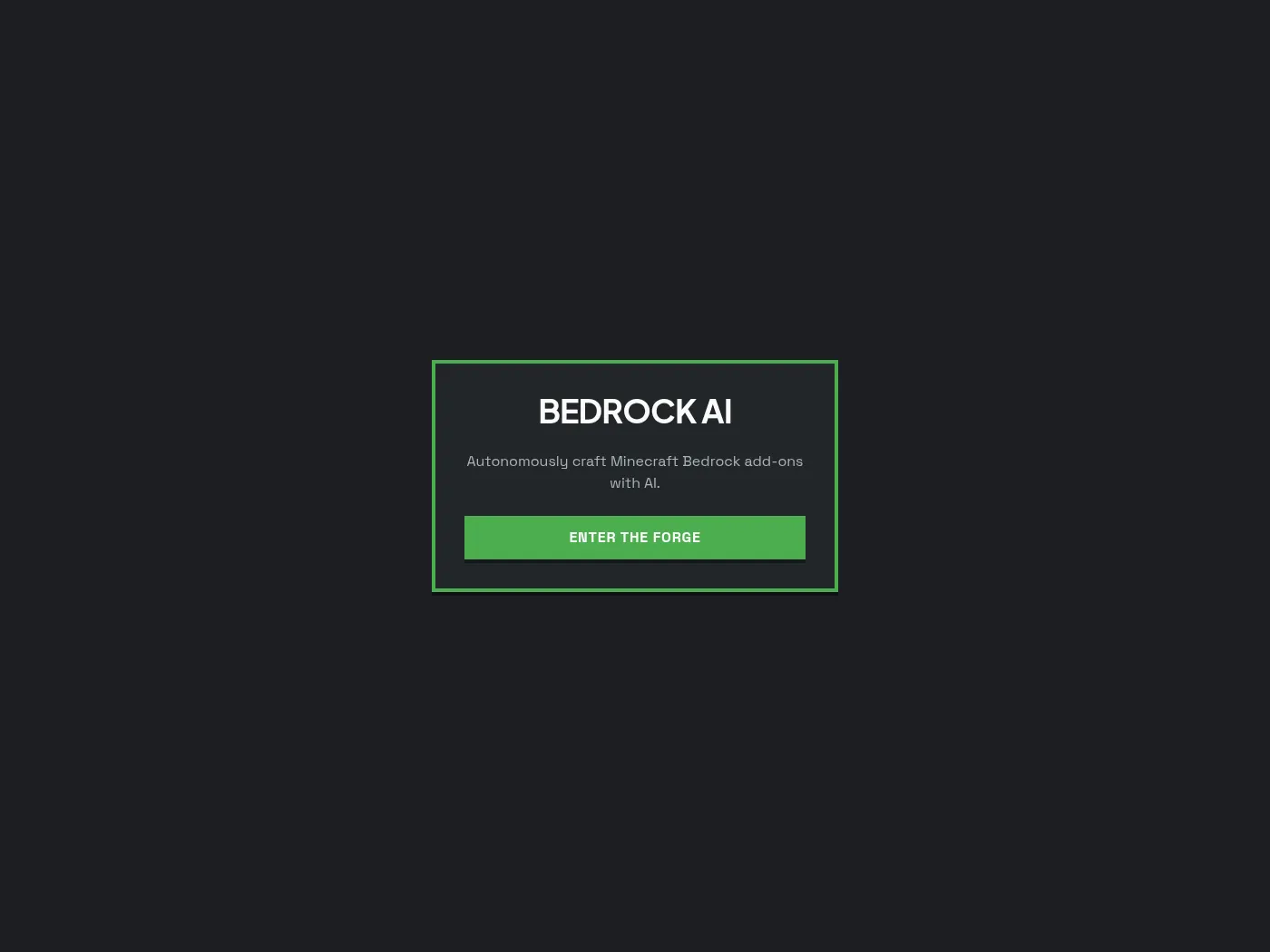 AI Bedrock Addon Maker