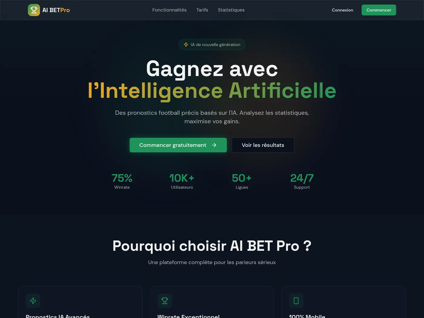 AI BET Pro Platform
