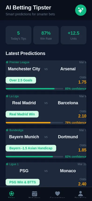 AI Betting Tipster