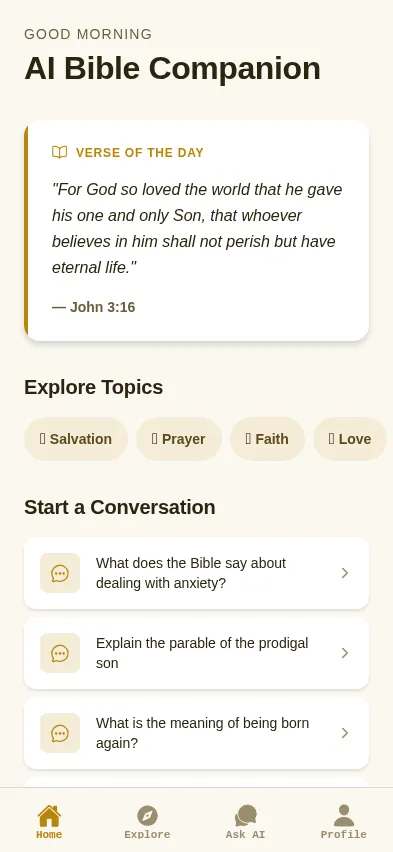 AI Bible Companion