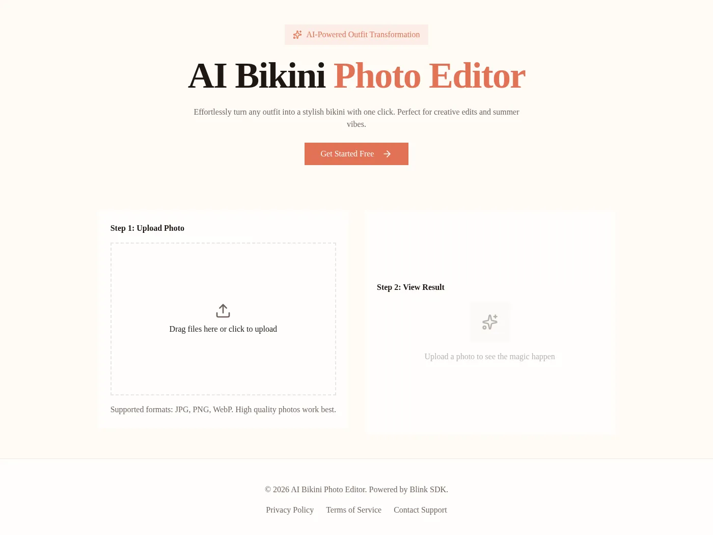 AI Bikini Photo Editor