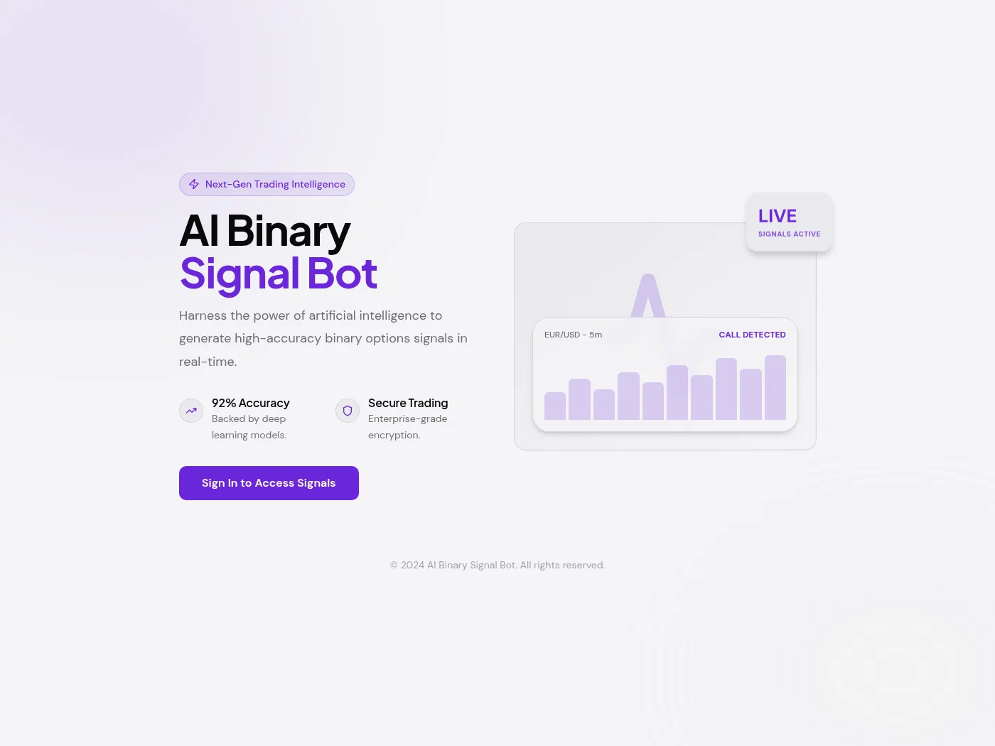 AI Binary Signal Bot