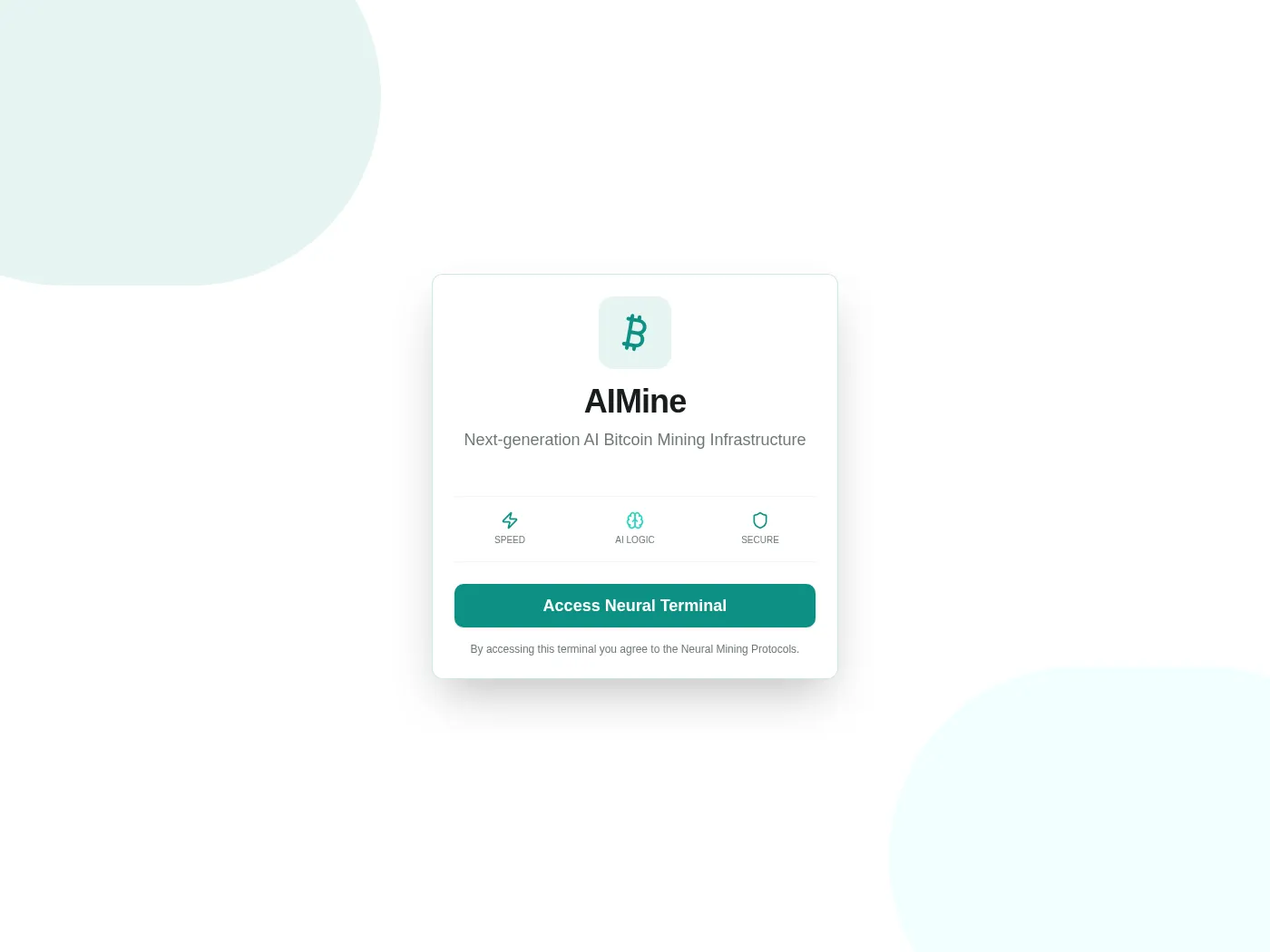 AIMine Bitcoin App