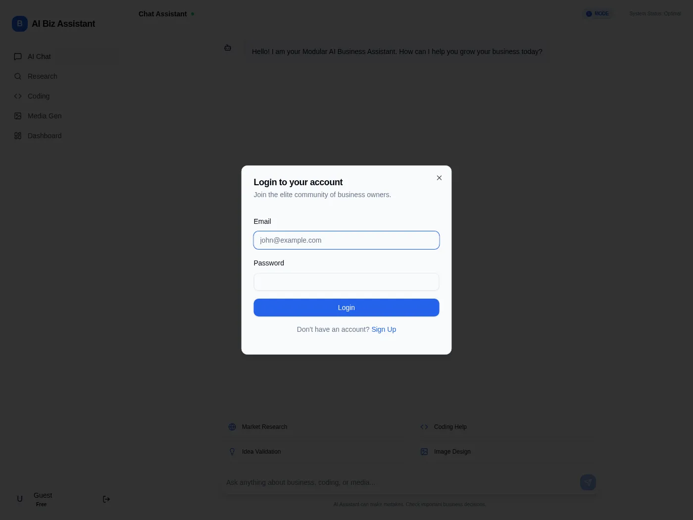 Modular AI Biz Assistant