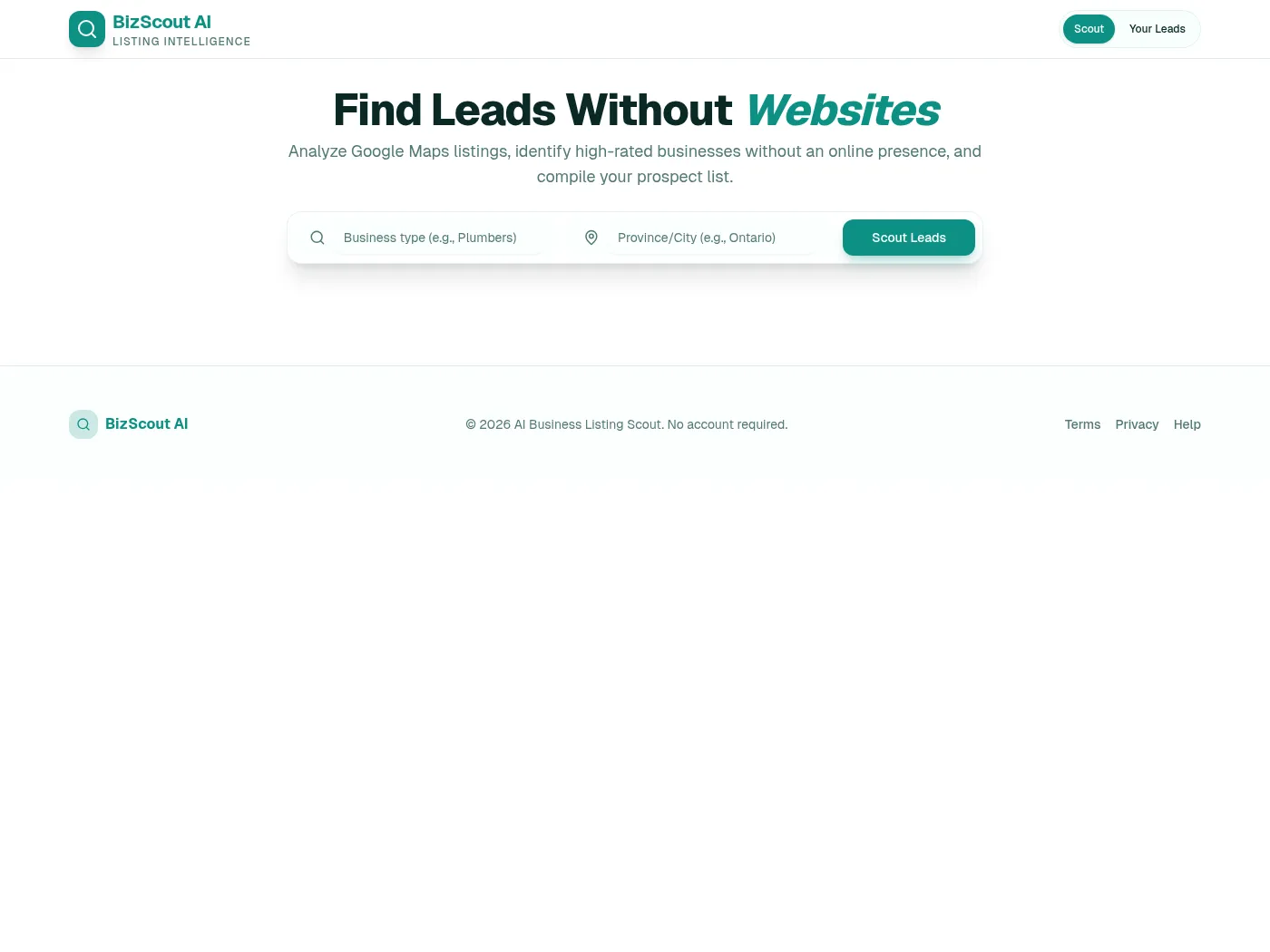 AI Business Listing Scout