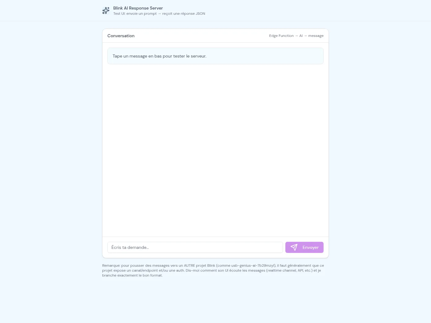 Blink AI Response Server