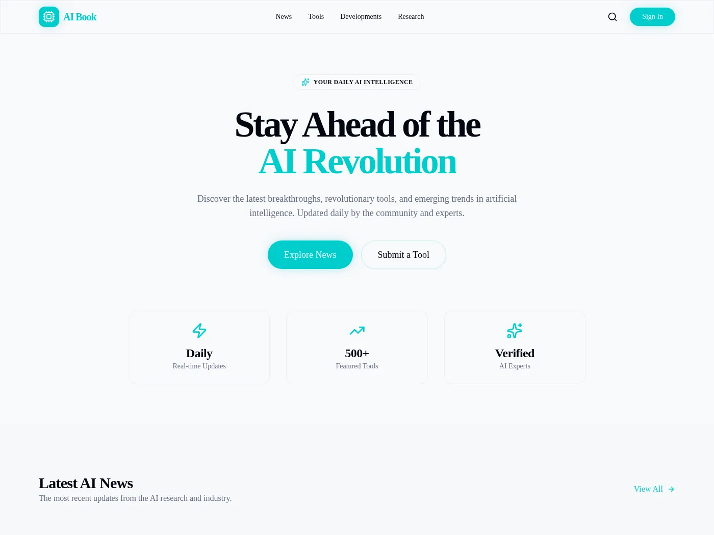 AI Book News Portal