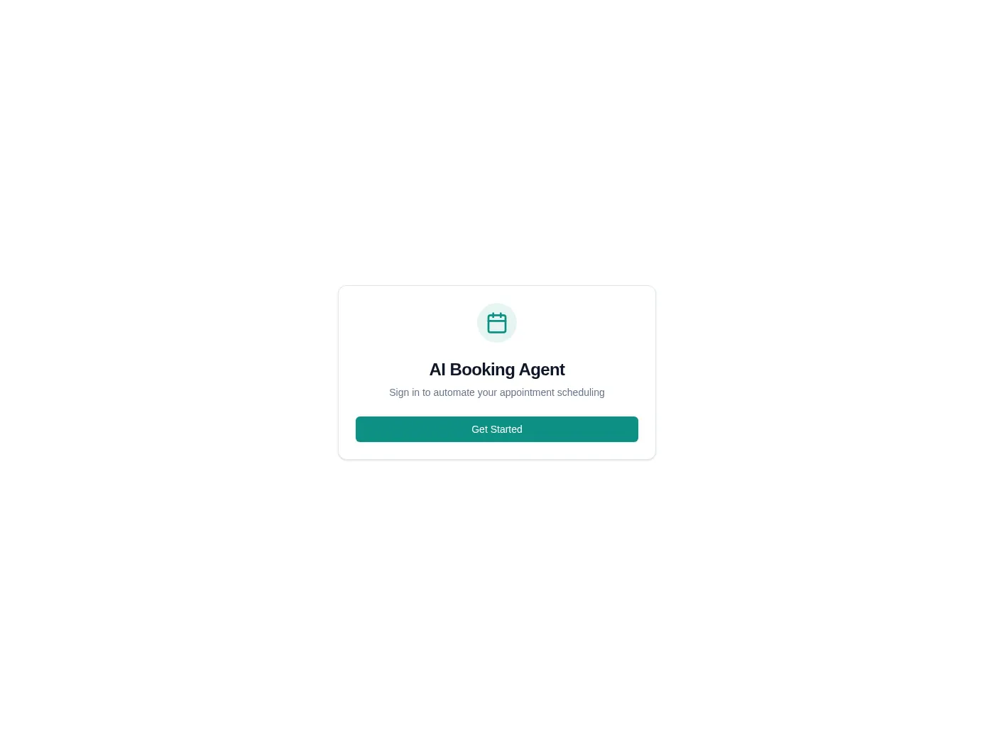 AI Booking Agent