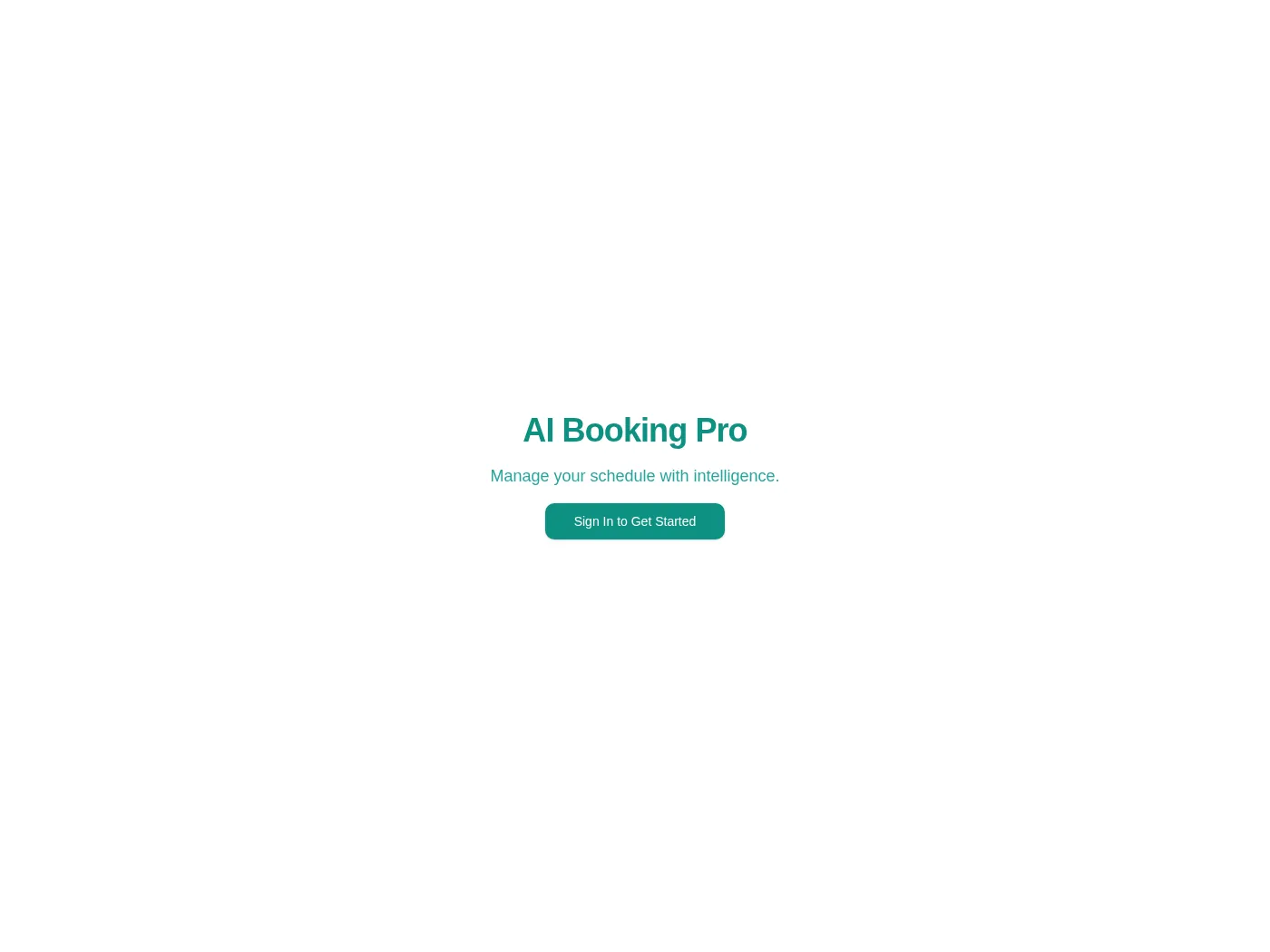 AI Booking Pro