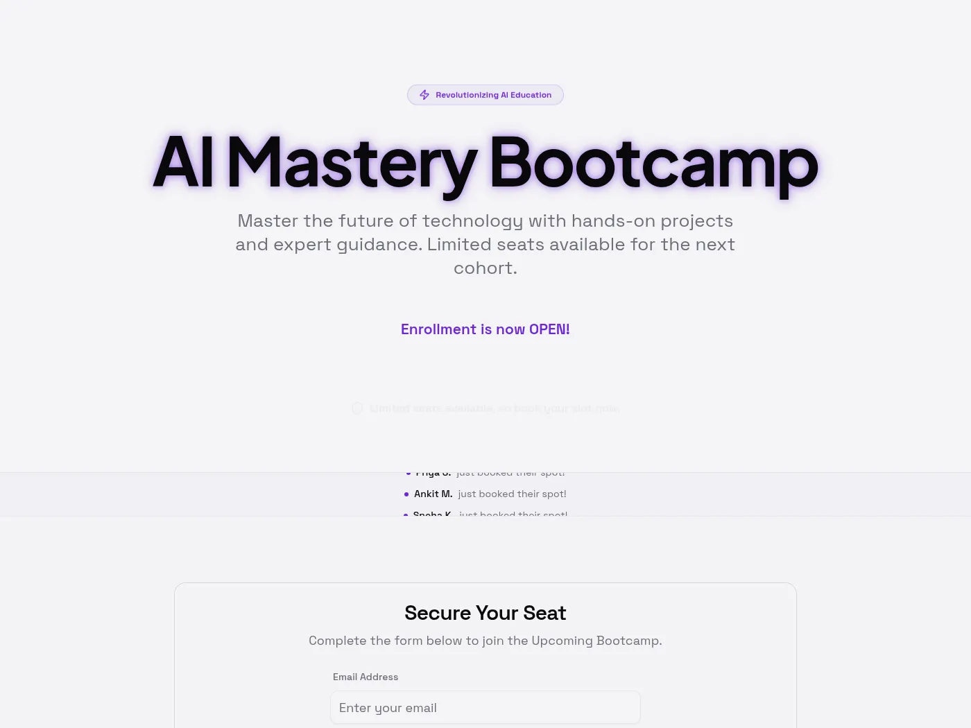AI Mastery Bootcamp