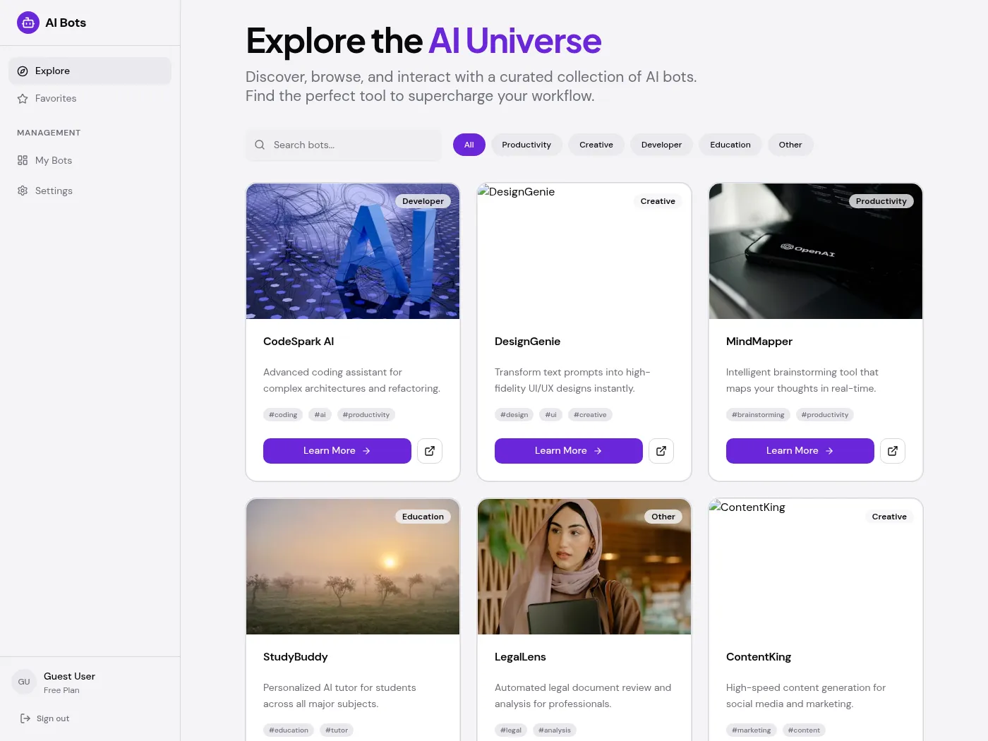 AI Bots Showcase
