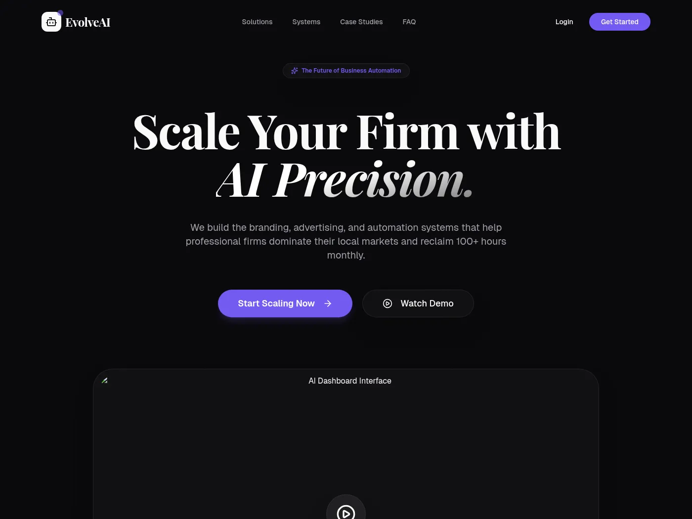 AI Biz Automation Landing