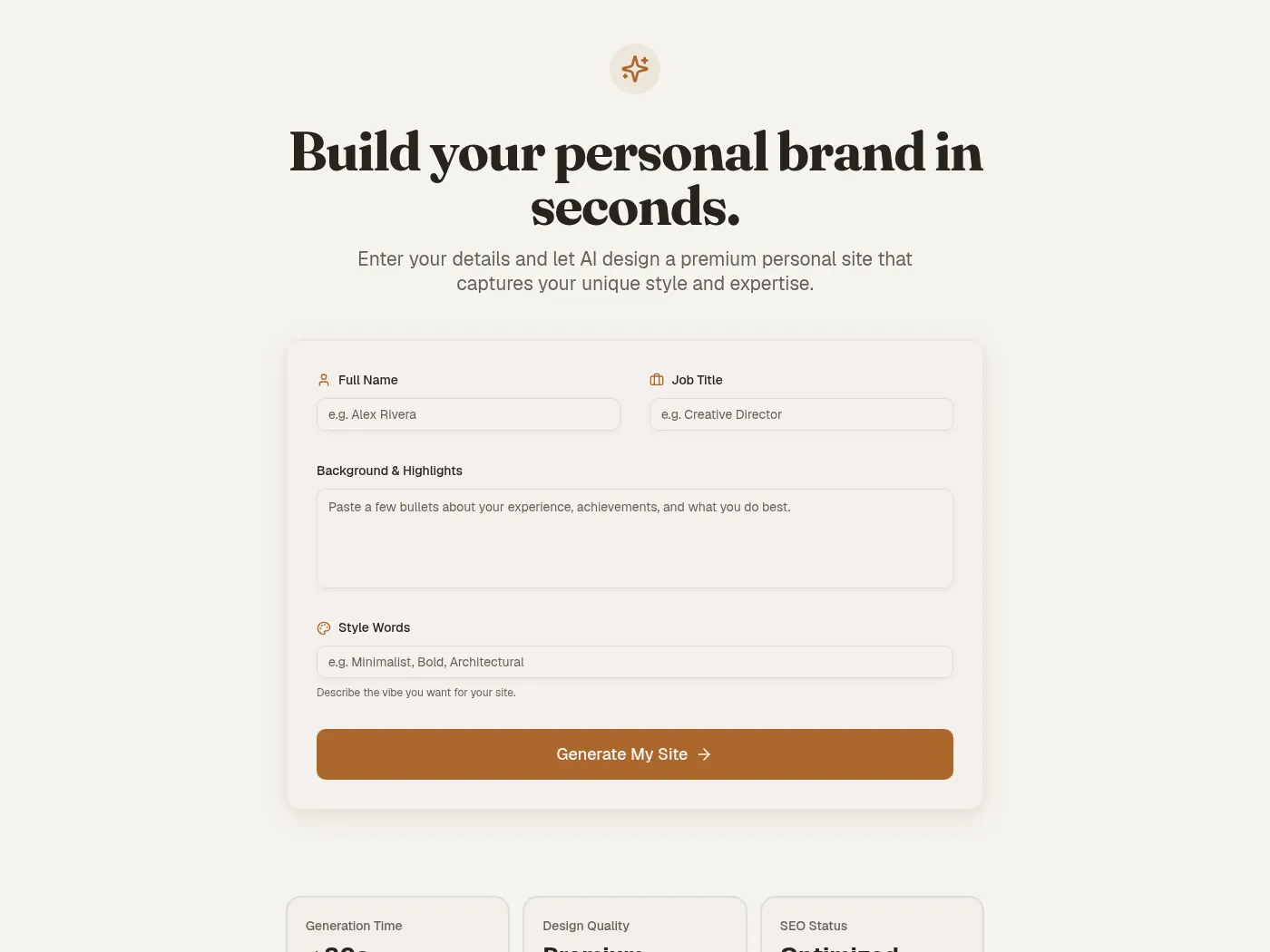 AI Personal Brand Builder