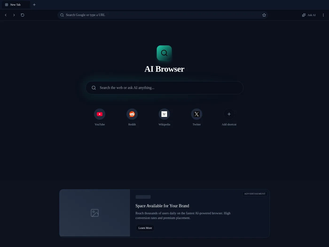 AI Powered Web Browser