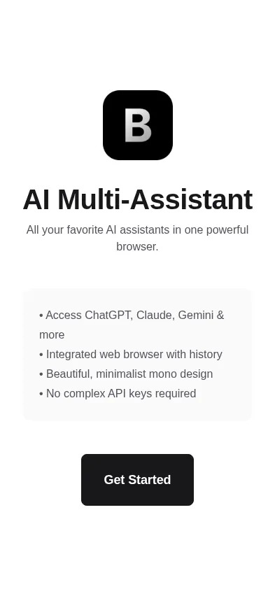 AI Multi-Assistant Browser