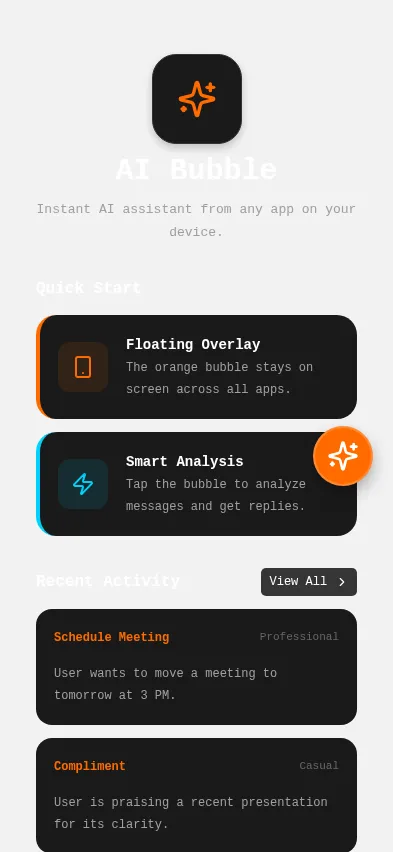 AI Bubble Assistant