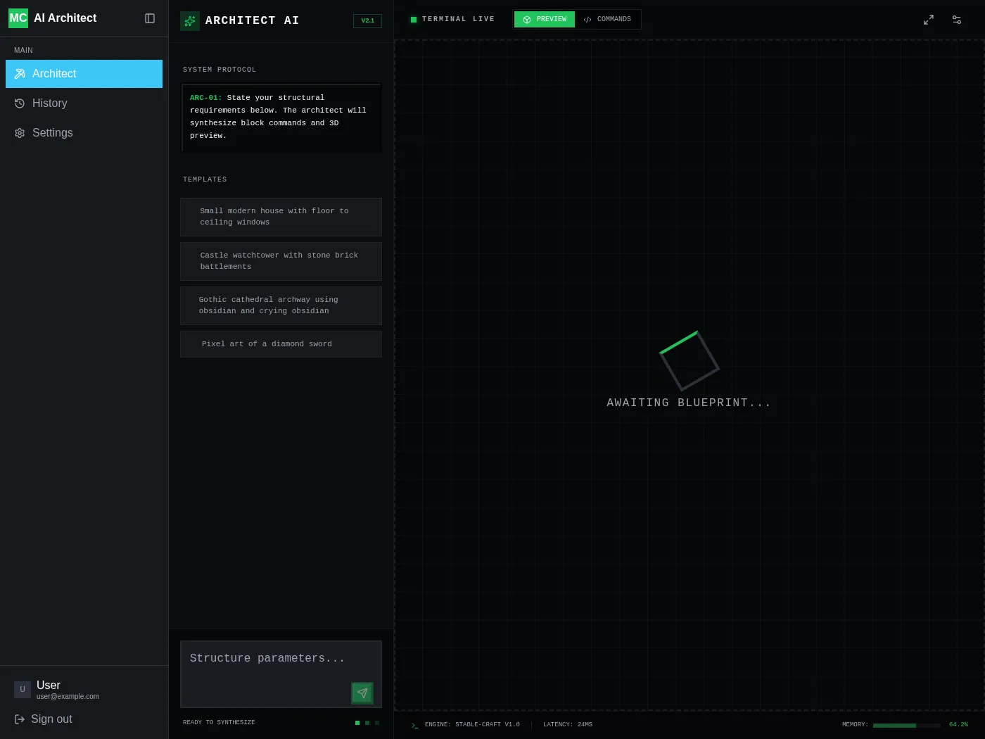 AIBuild Mod for Minecraft