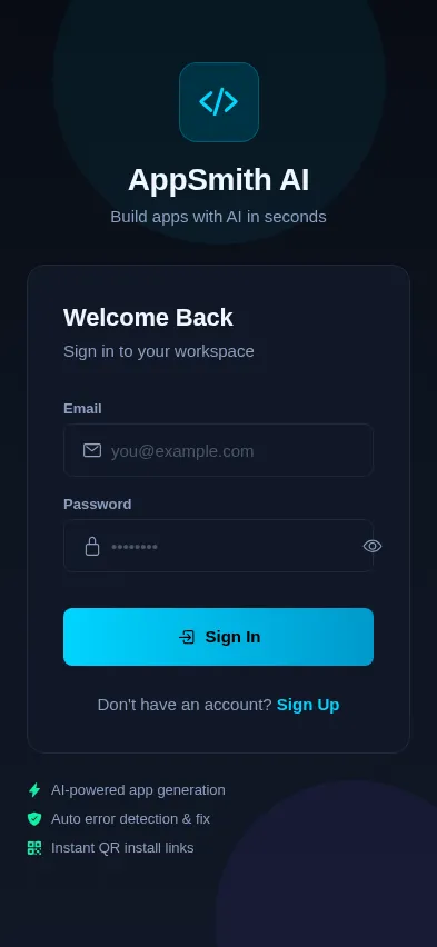 AppSmith AI Builder