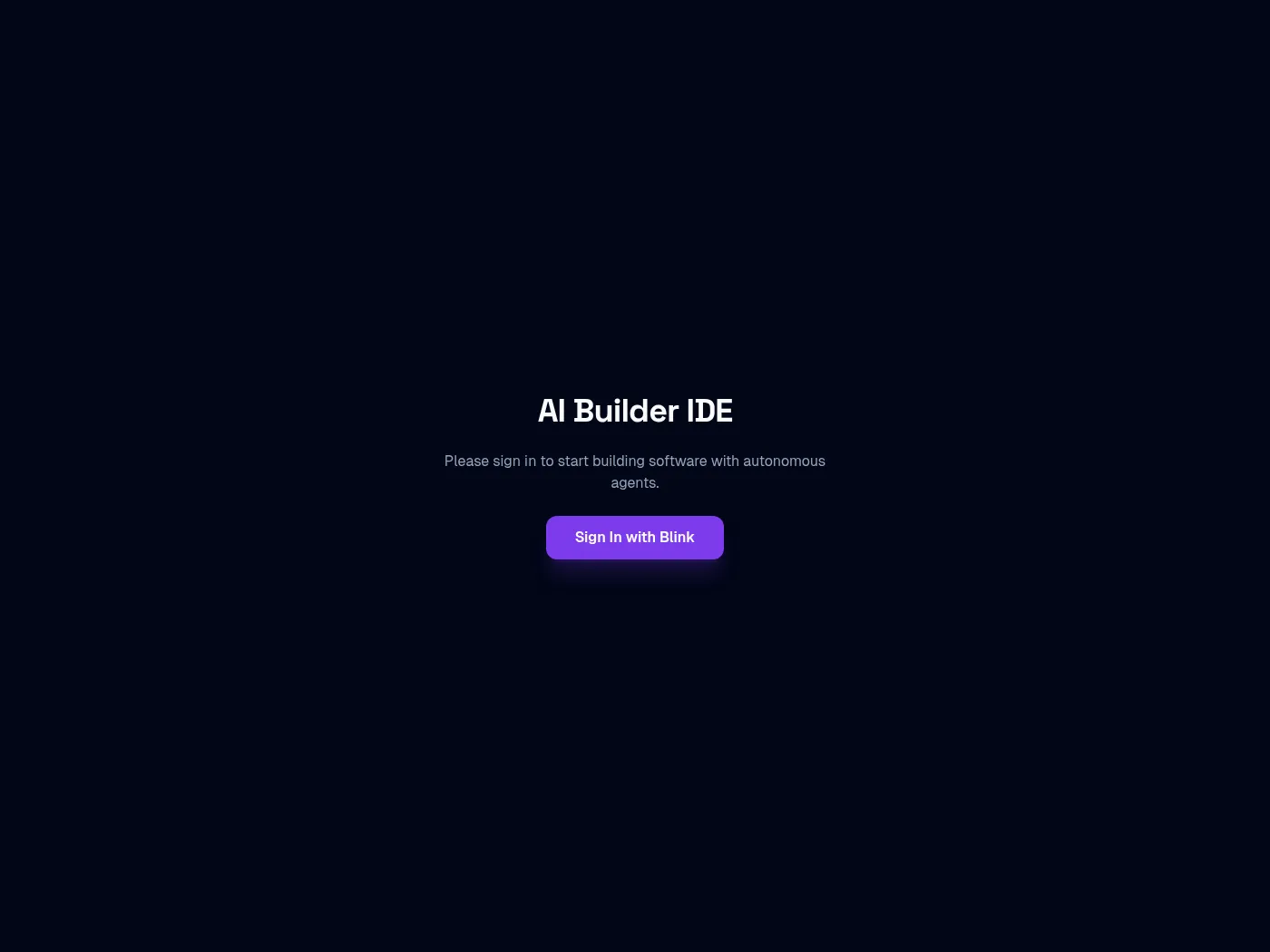AI Builder IDE