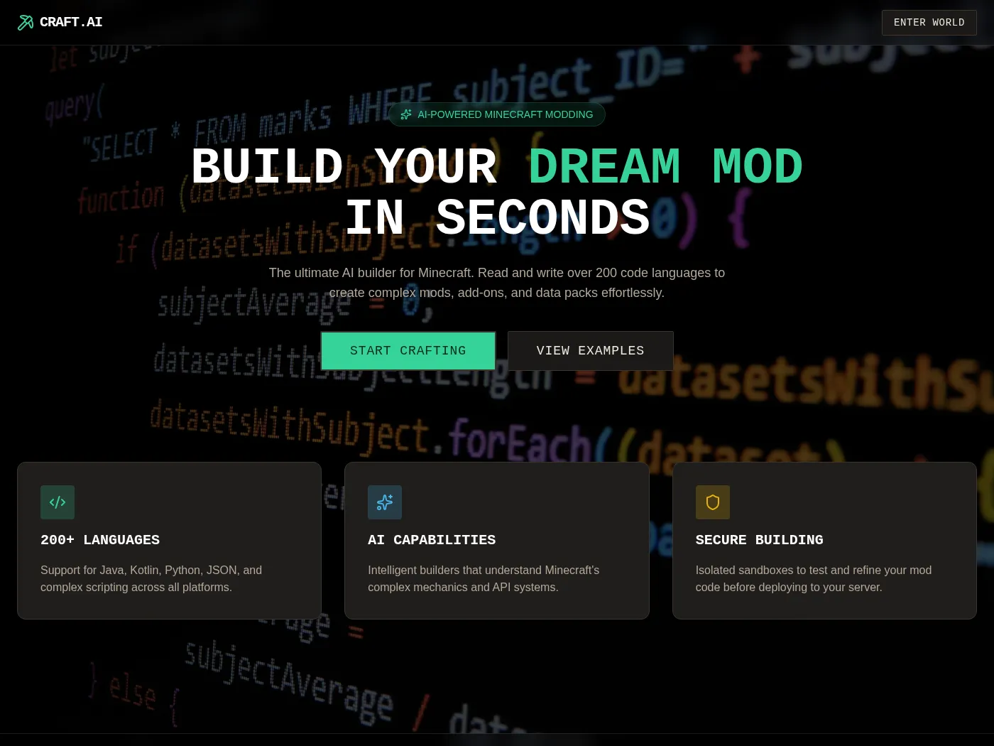 AI Builder Mod for Minecraft