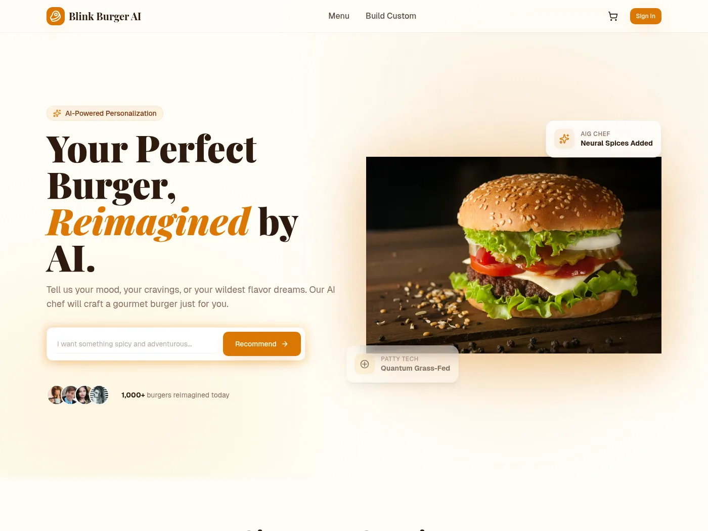 AI Burger App