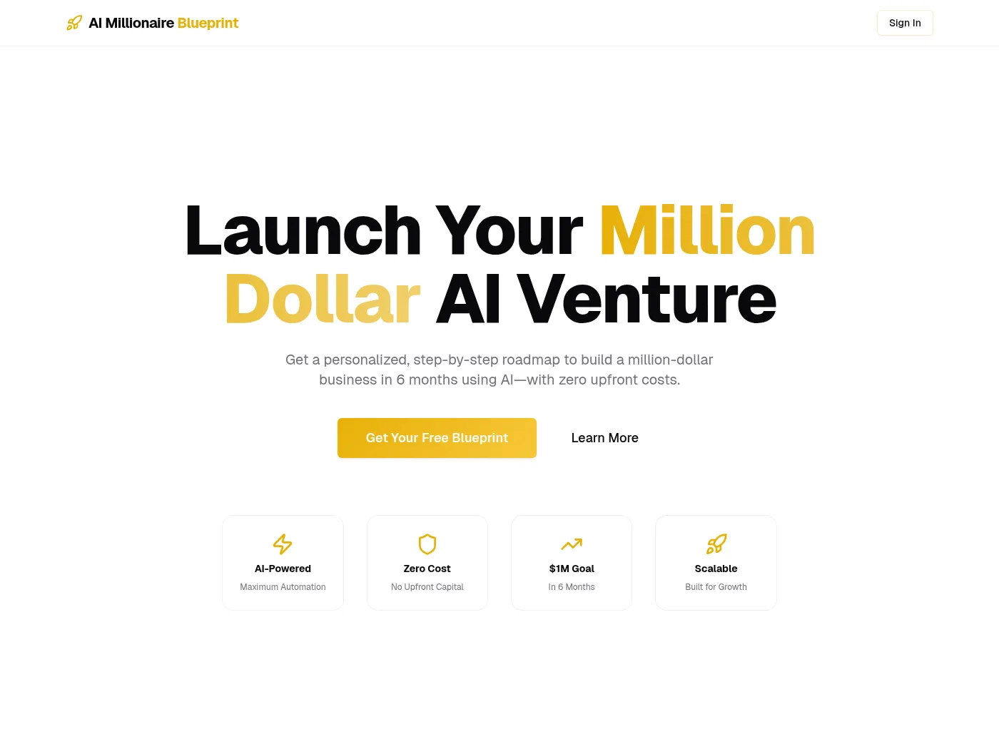 AI Millionaire Blueprint