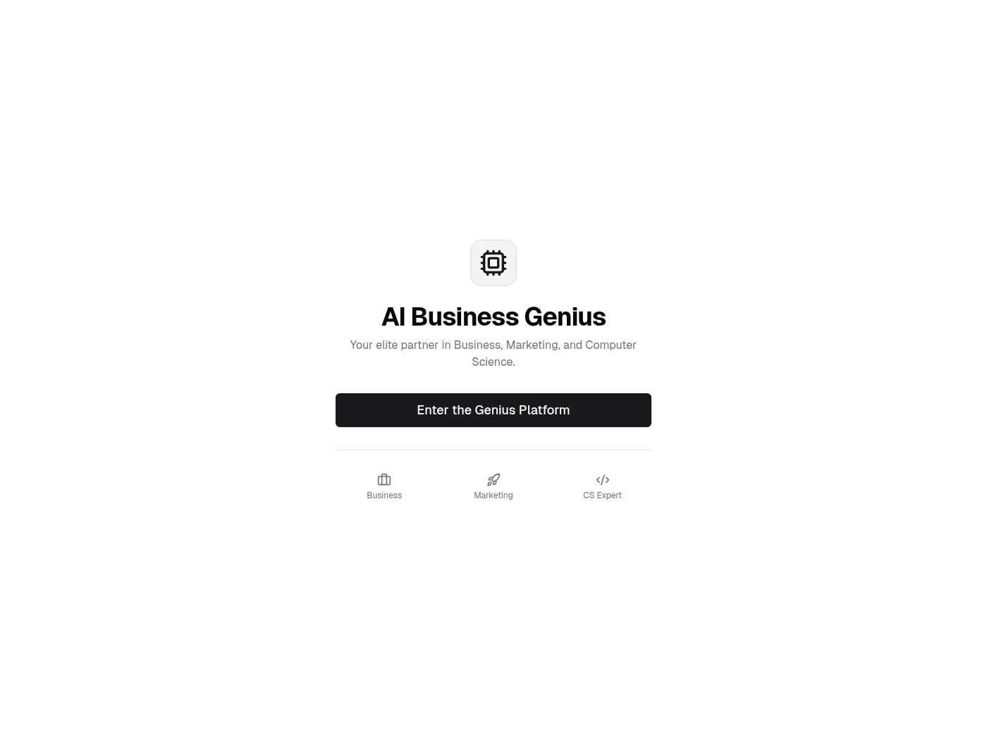 AI Business Genius