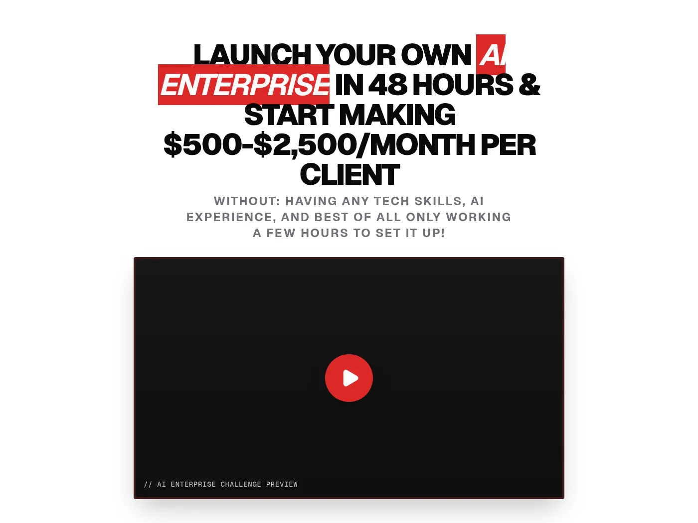 AI Enterprise Business Site