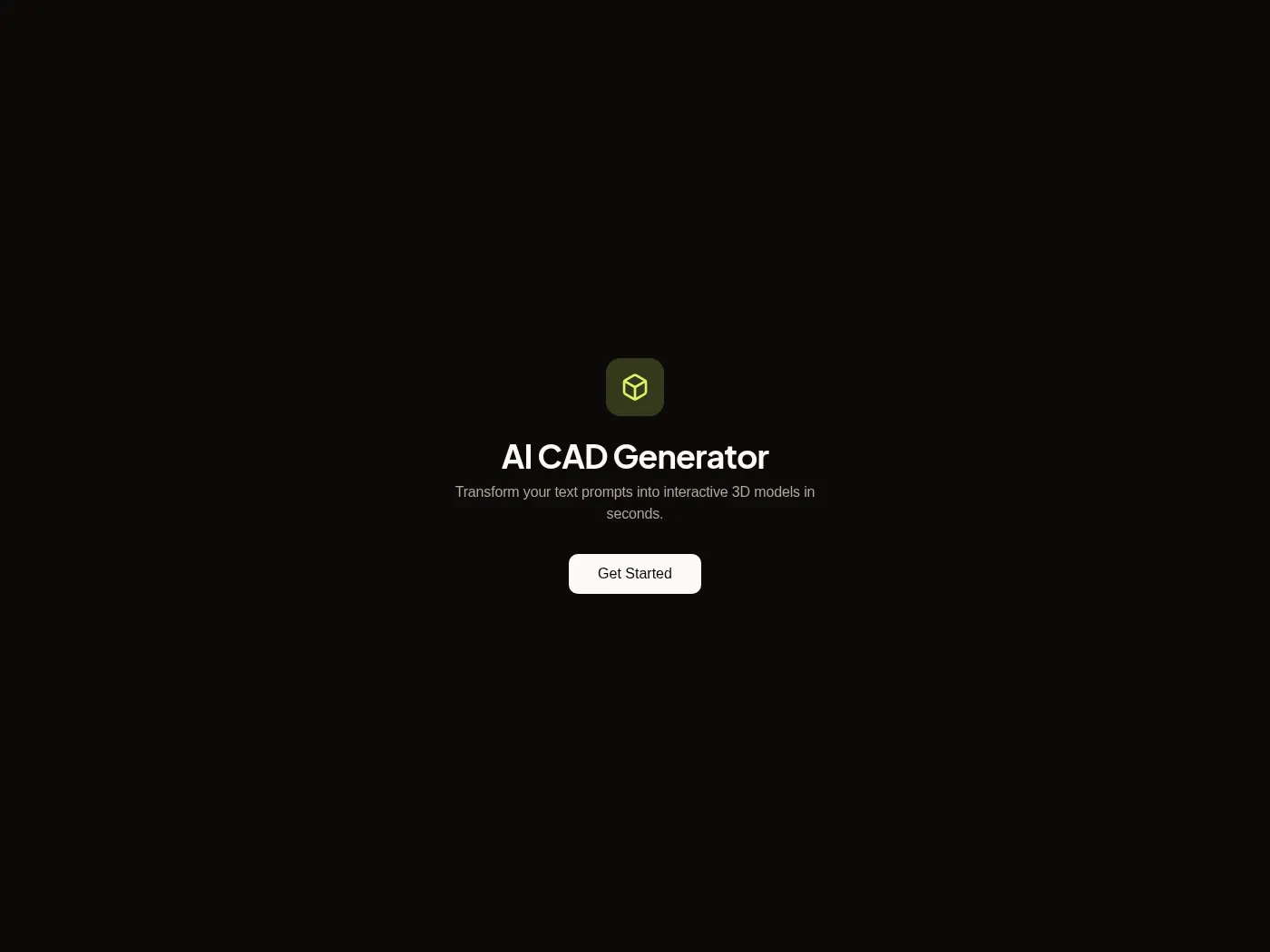 AI CAD Generator
