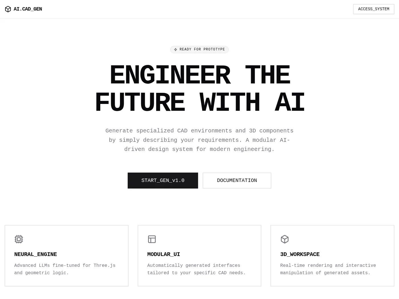 AI CAD Generator