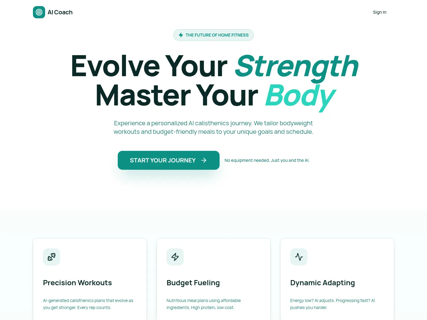AI Calisthenics Coach