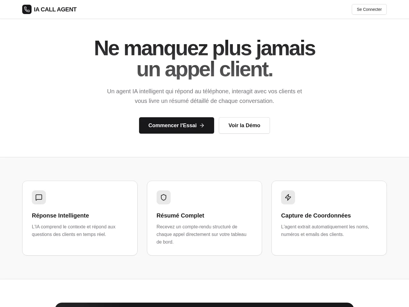 IA Phone Answer Agent