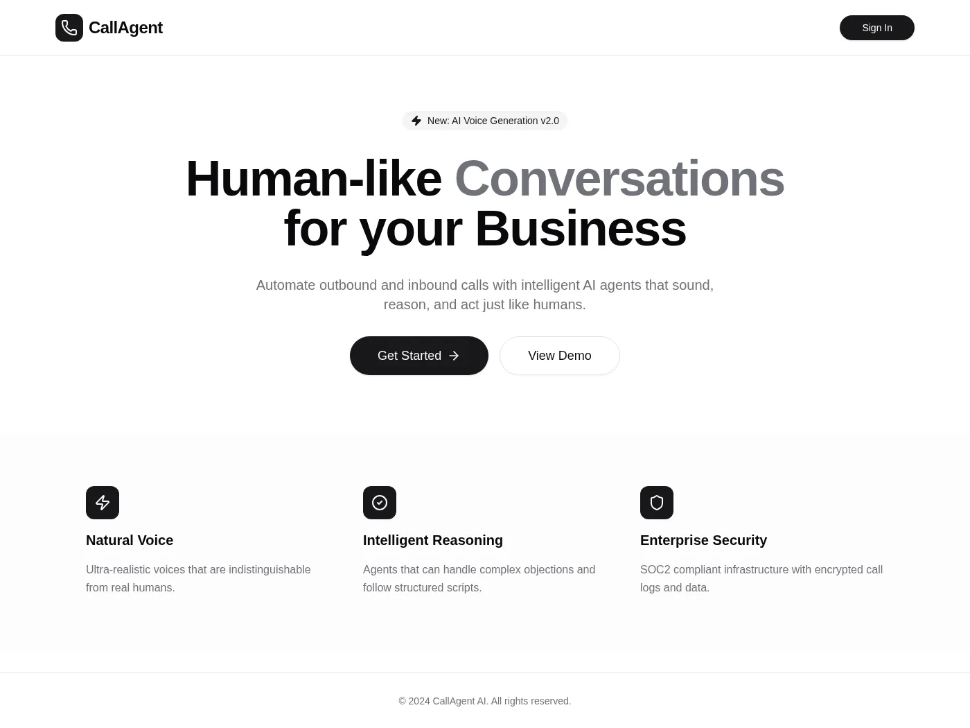 AI Calling Agent