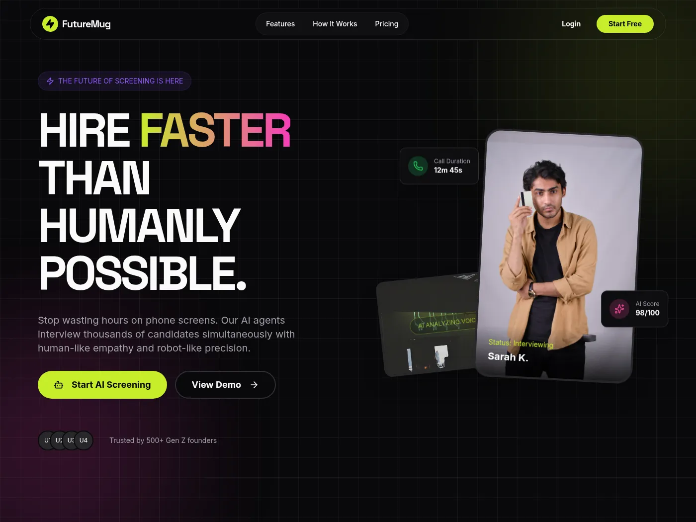 FutureMug AI Calling