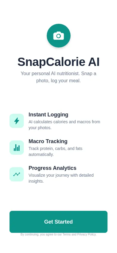 SnapCalorie AI Tracker