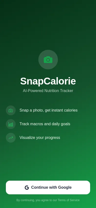 SnapCalorie AI Tracker