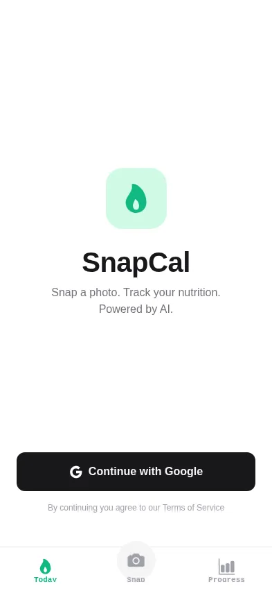 SnapCal Calorie Tracker