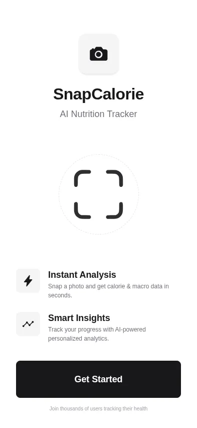 SnapCalorie AI Tracker