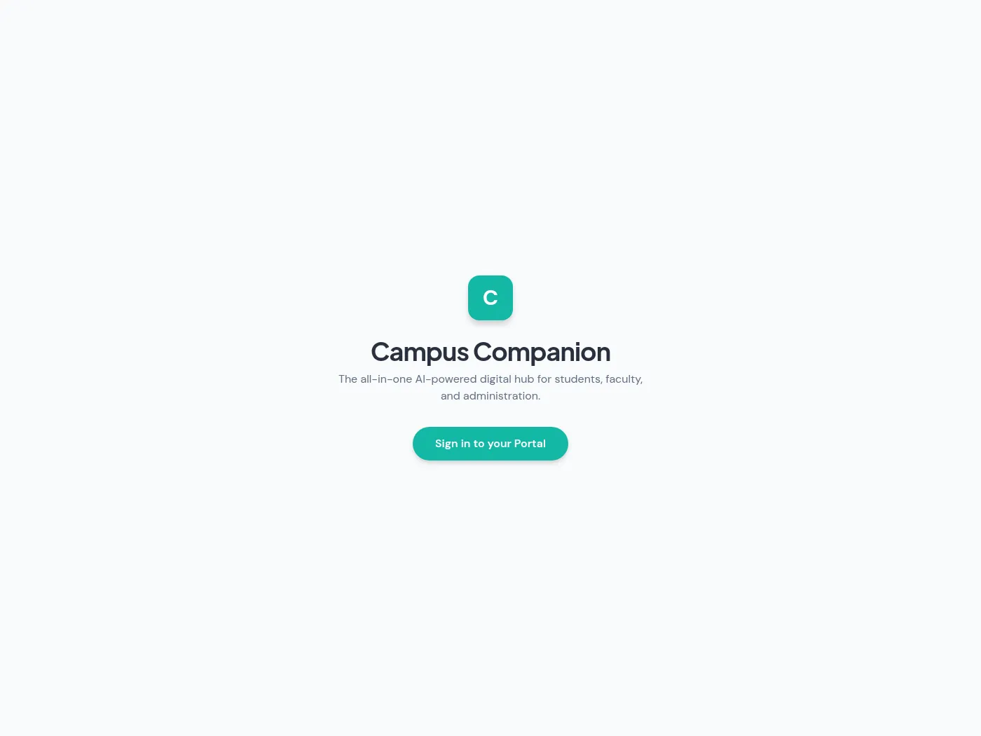 Campus Companion AI Portal
