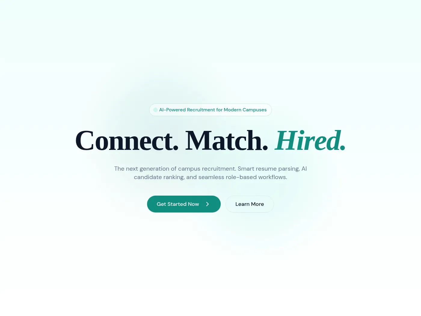 AI Campus Recruiter