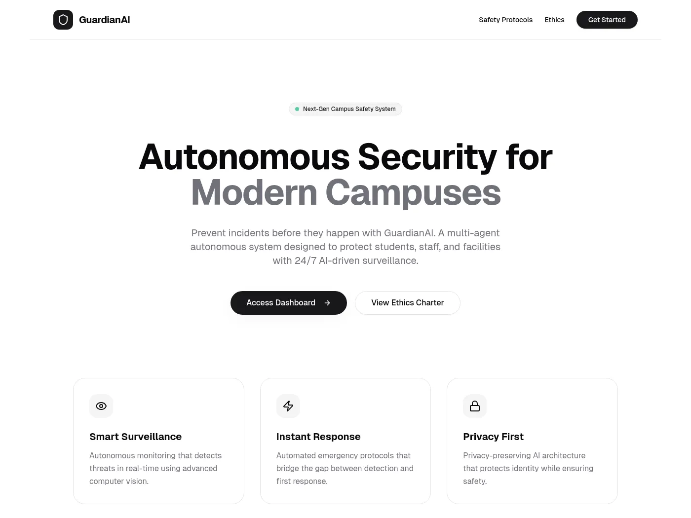AI Campus Safety System