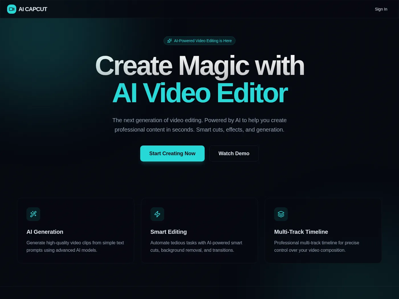 AI Capcut Clone