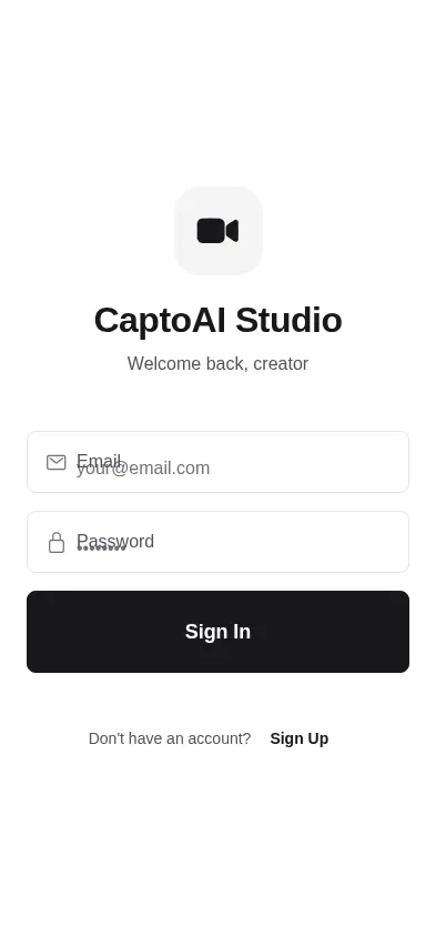 CaptoAI Studio