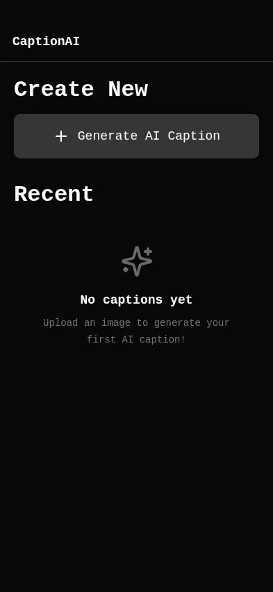 AI Caption Creator