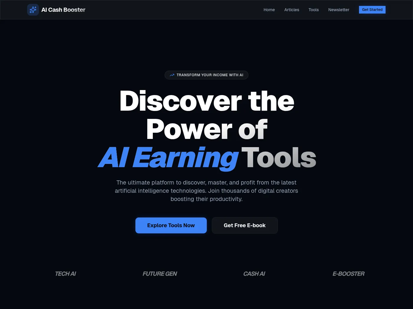 AI Cash Booster Site