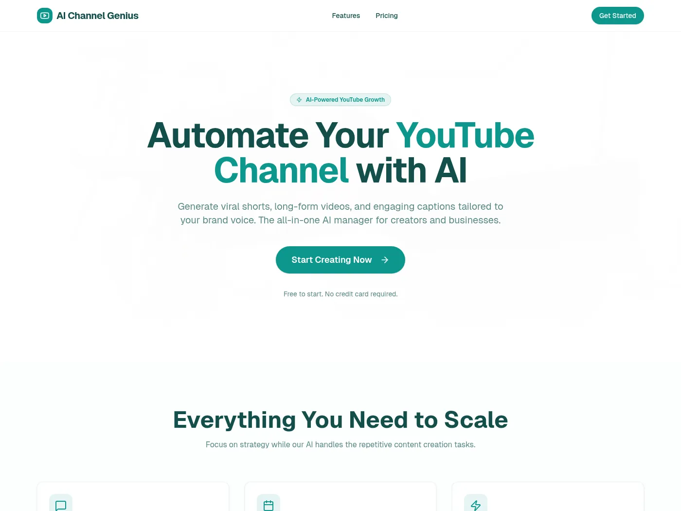 AI Channel Genius