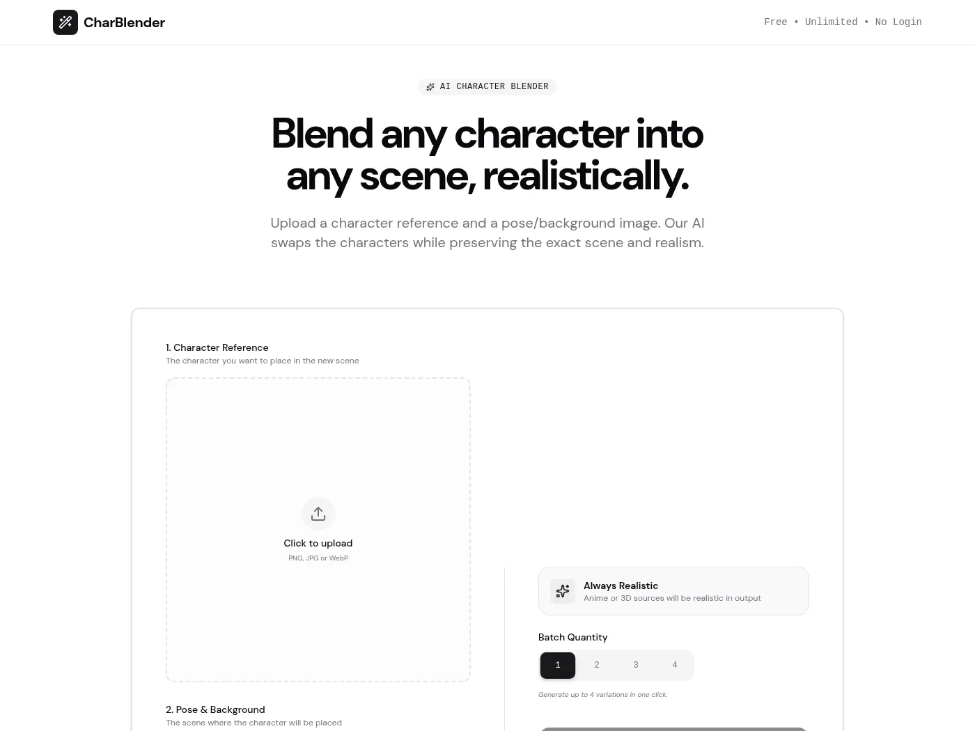 AI Character Blender