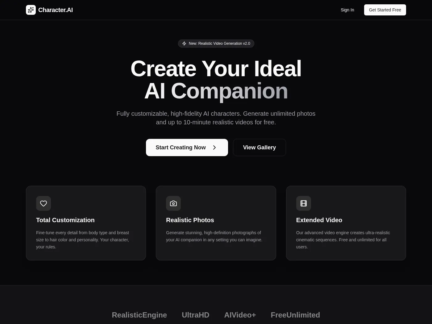 Custom AI Character Creator